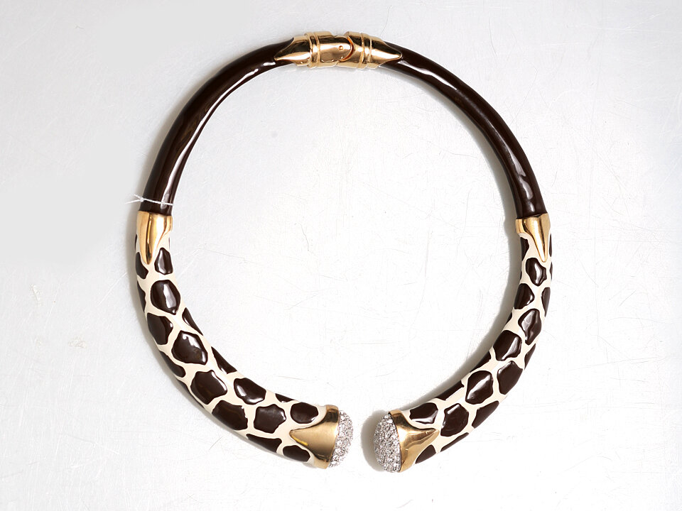 Колье, кристаллы Swarovski