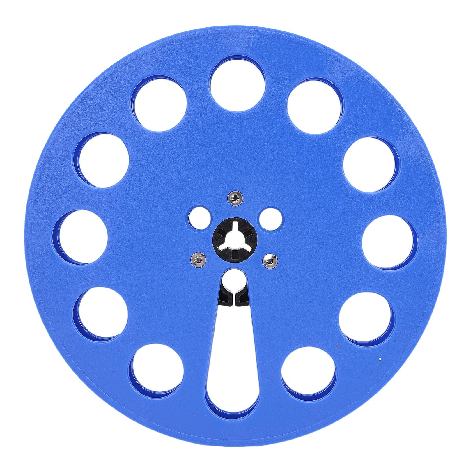 1/4 7 -дюймовой замена катушки для повторной катушки для катушки для катушки с магнитной плеером винтаж ABS Pell лента с 12 лунками синего цвета