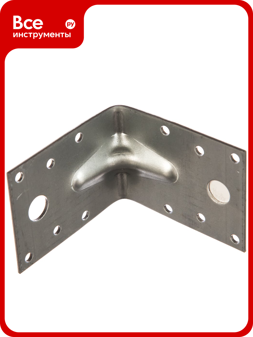 Усиленный крепежный уголок Метизный двор KUU-70х70х55, 4690441004277