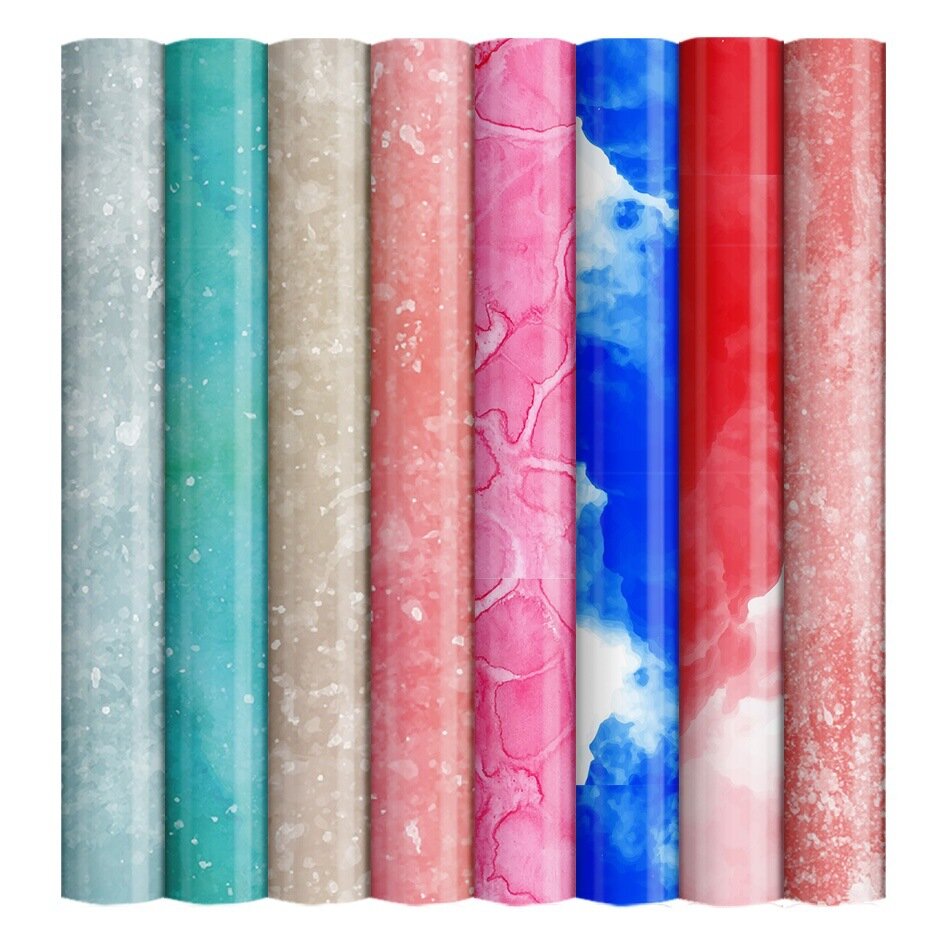 Переводная пленка Xinfangxiu, акварельный рендеринг, ПЭТ, 8шт