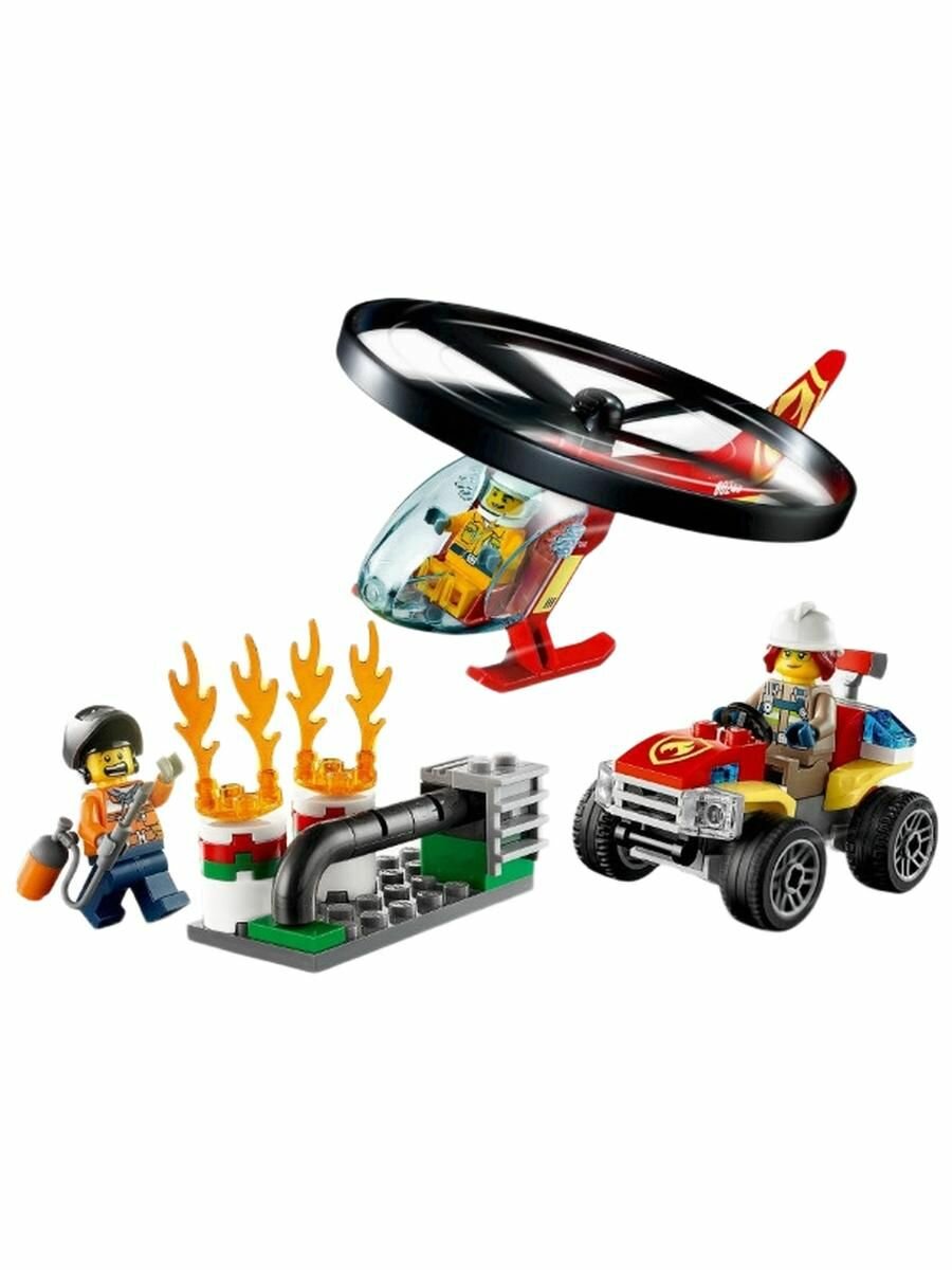 Конструктор 11523 "Пожарный спасательный вертолёт", 111 деталей