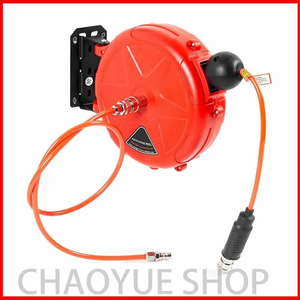 Выдвижная катушка для воздушного шланга 10 м настенный автоматический сматывающий инструмент с поворотным кронштейном принадлежности для компрессора