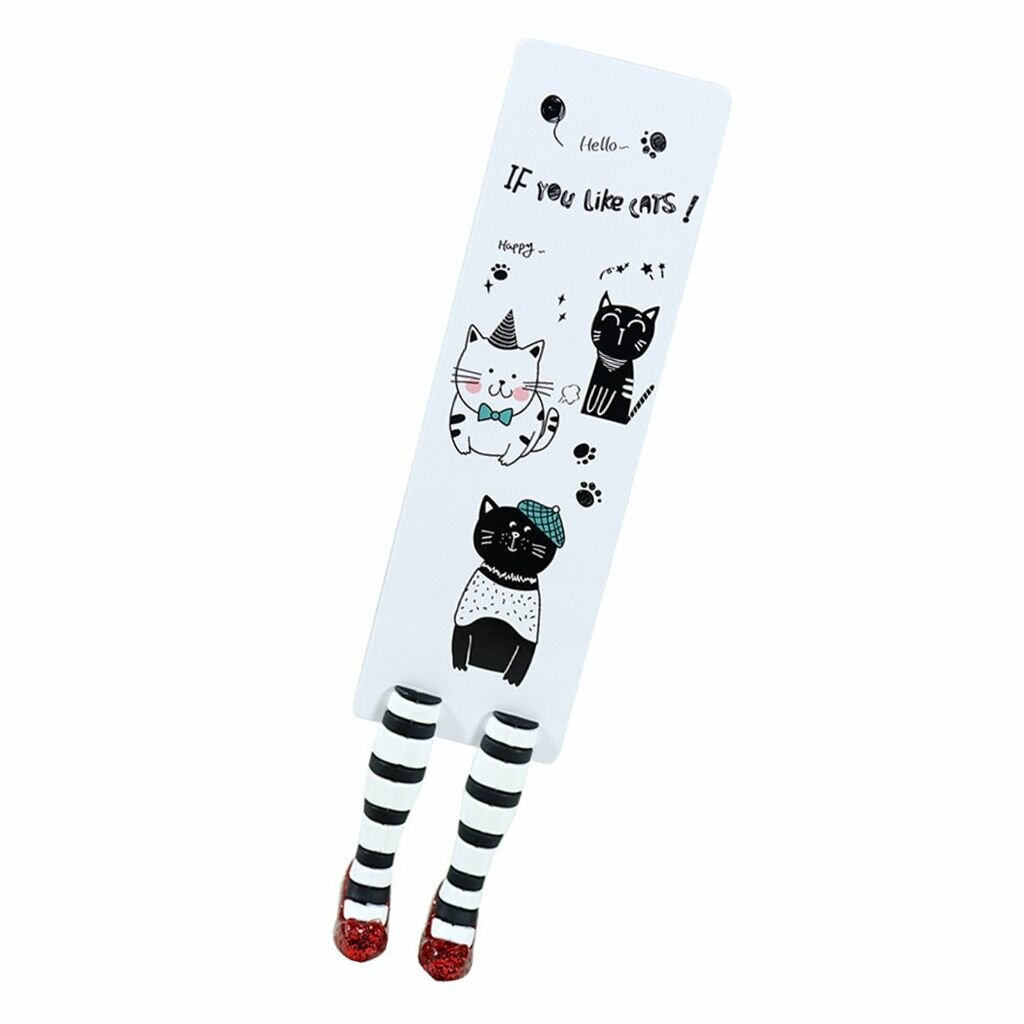 Мягкая резиновая трехмерная забавная закладка cat