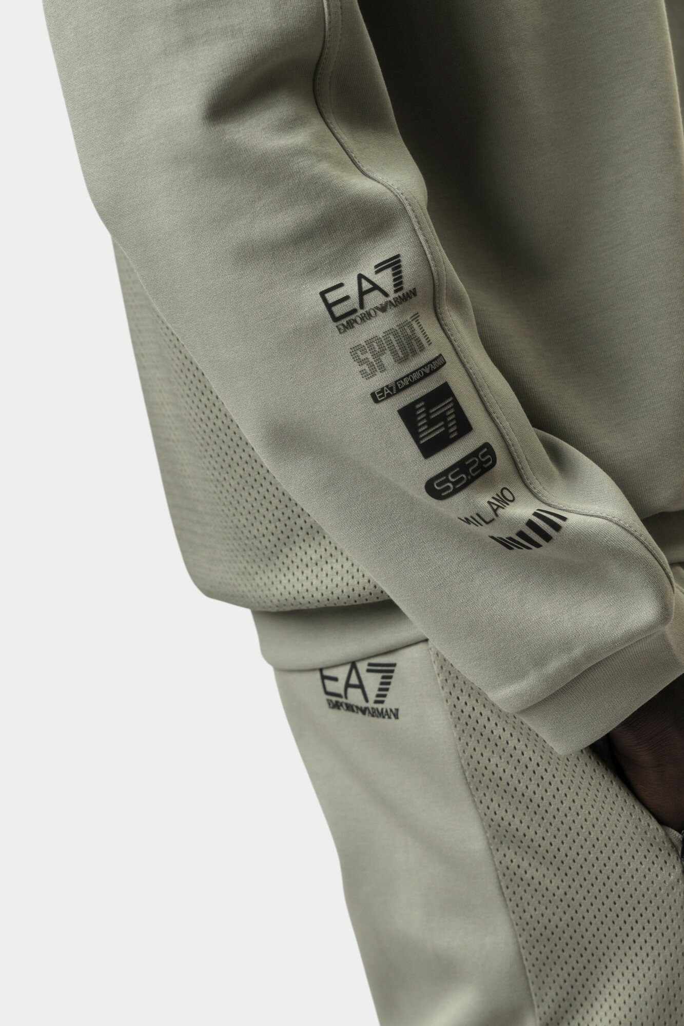 Свитшот EA7 EMPORIO ARMANI, размер M, , серый — фото 1
