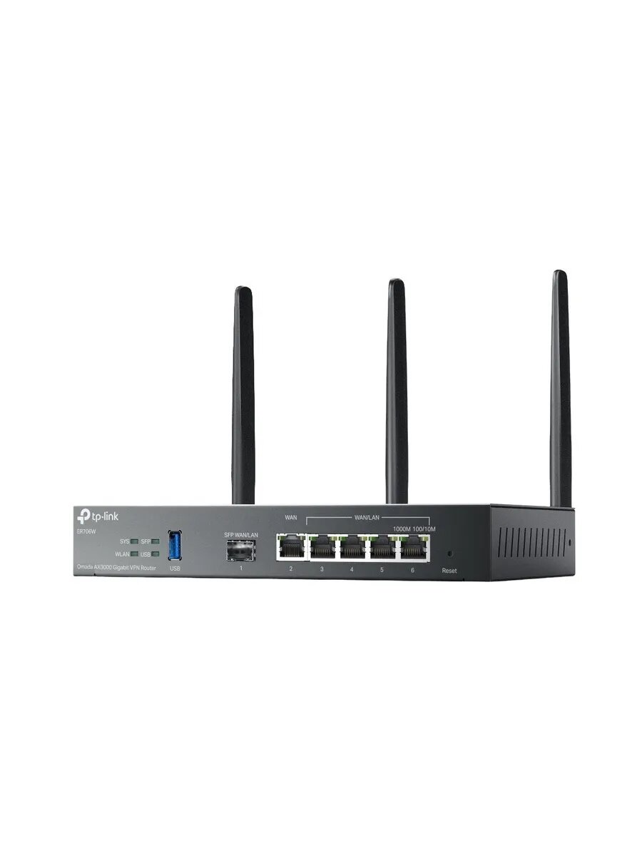 Межсетевой экран Omada ER706W AX3000 черный