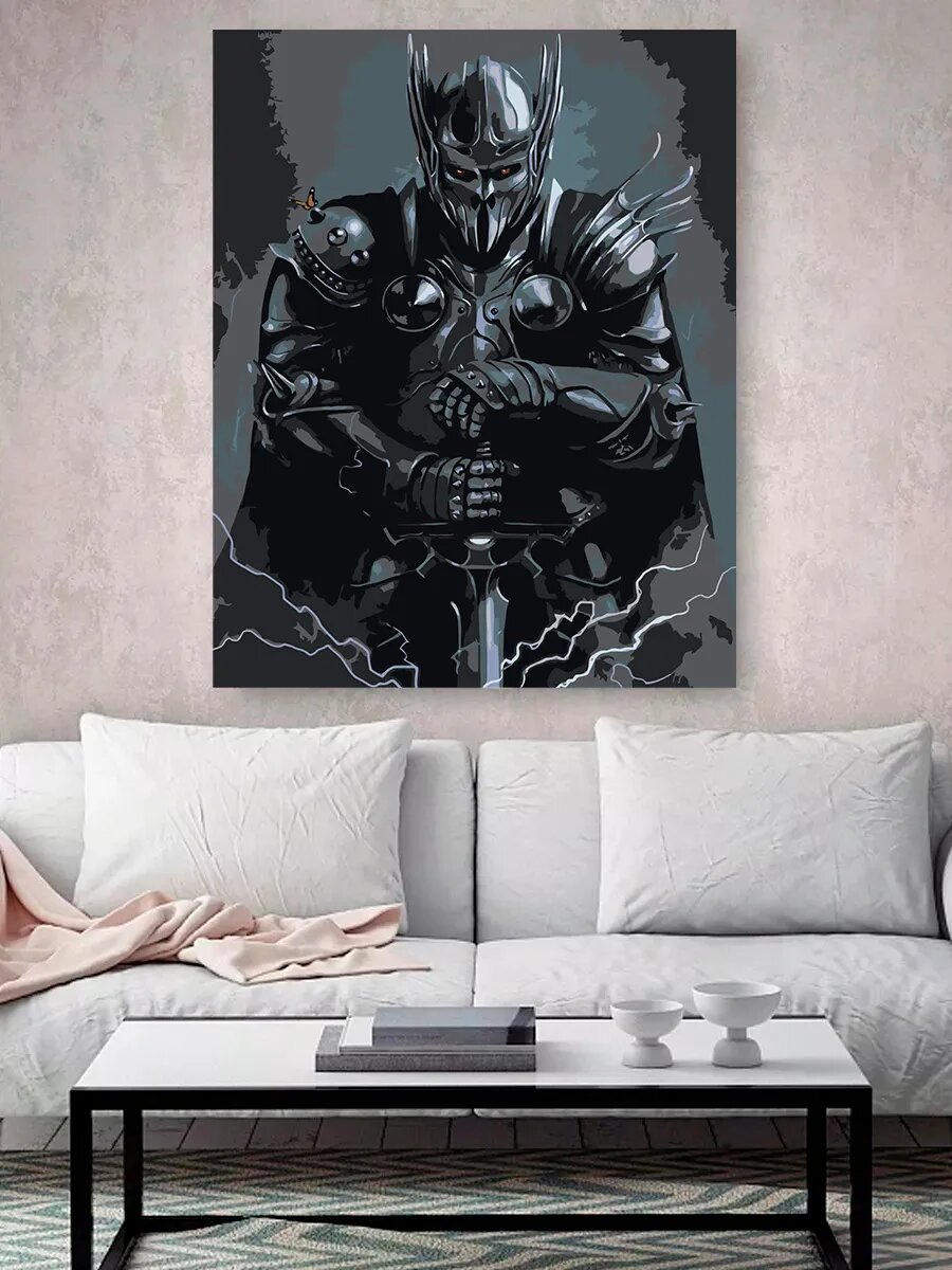 Картины по номерам Темный Рыцарь