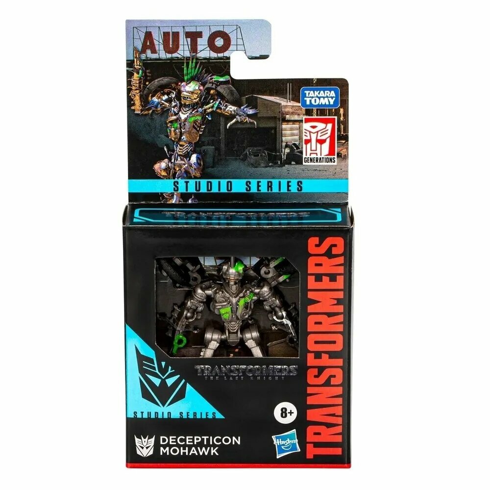 Трансформеры игрушки Hasbro Transformers Studio Series Core Transformers: The Last Knight Decepticon Mohawk (8.9cm) F8748