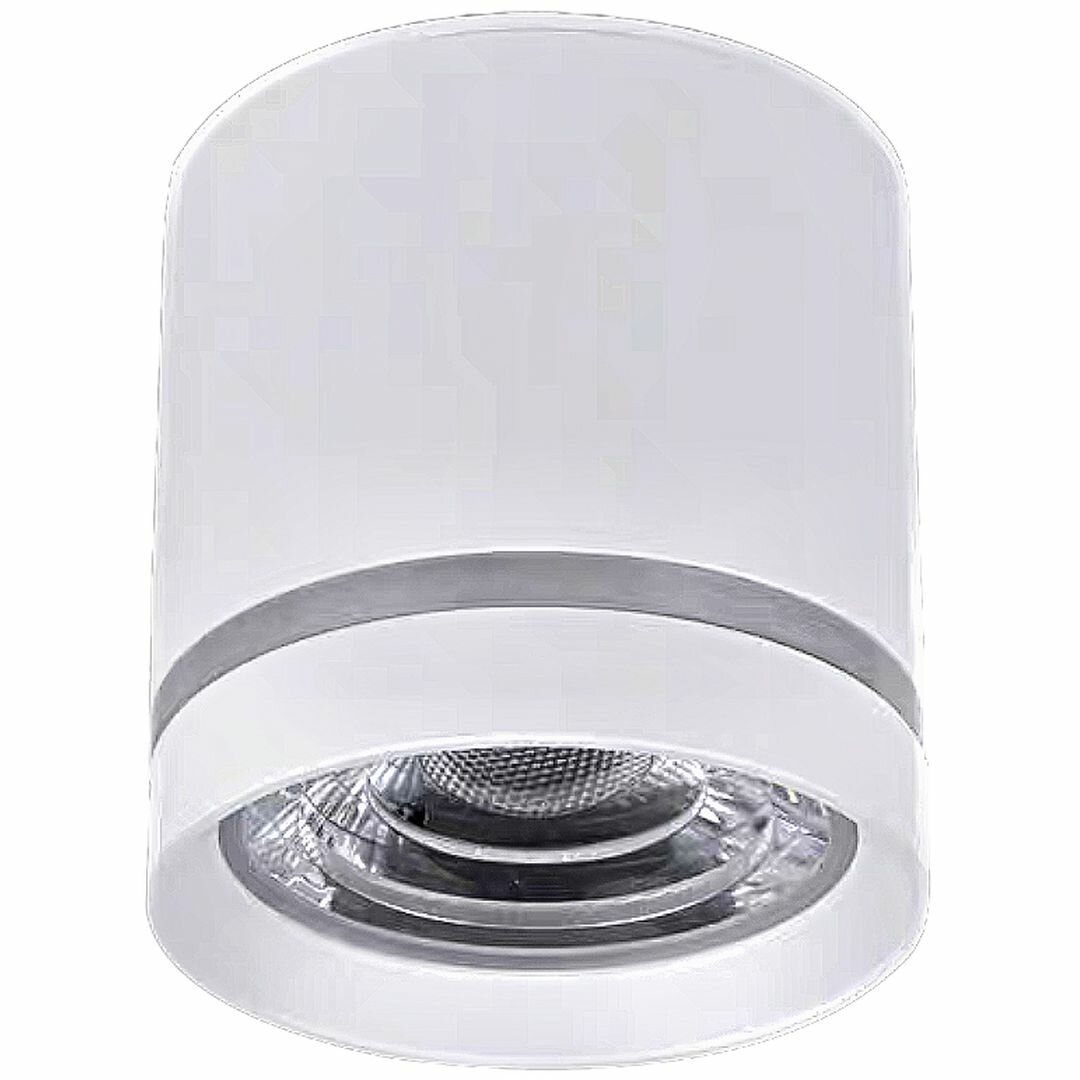 Светильник точечный накладной Wertmark Technical Altair W75xL75xH80 мм LED цвет белый, арт. WTA. O08.007.30.07