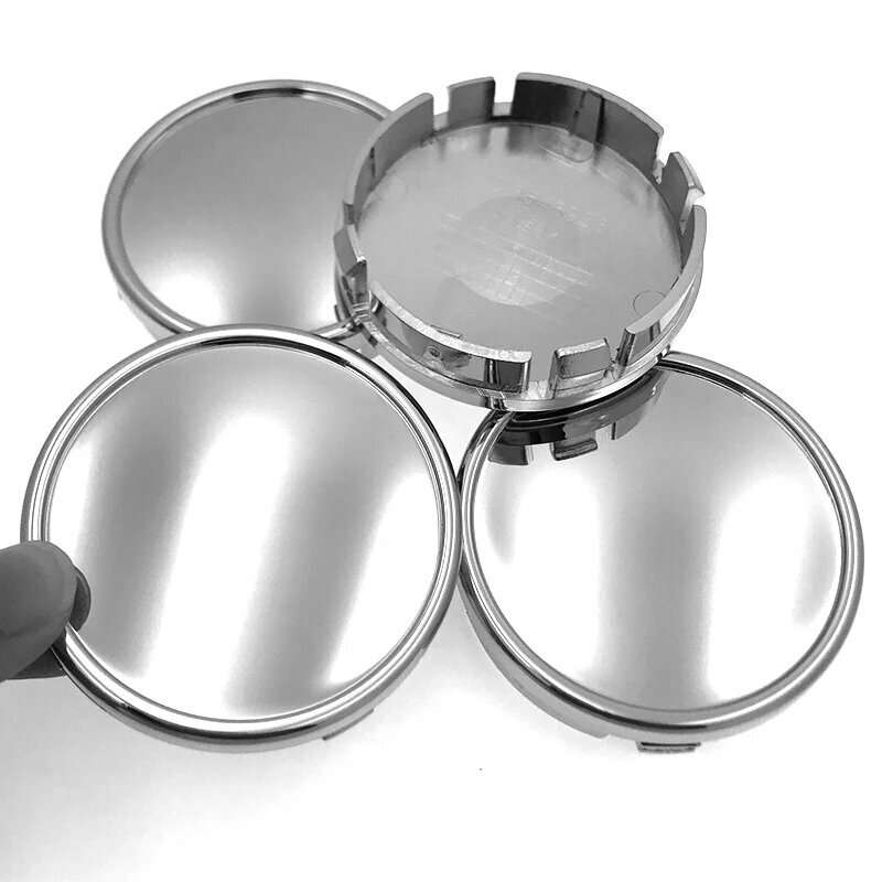 4 шт. пустая 64 мм крышка центрального колеса автомобиля, крышка ступицы для Volvo V40 V50 V60 V70 V90 XC60 XC90 XC70 XC40 S40 S60 S70 S80 S90 940 C30, Серебристый