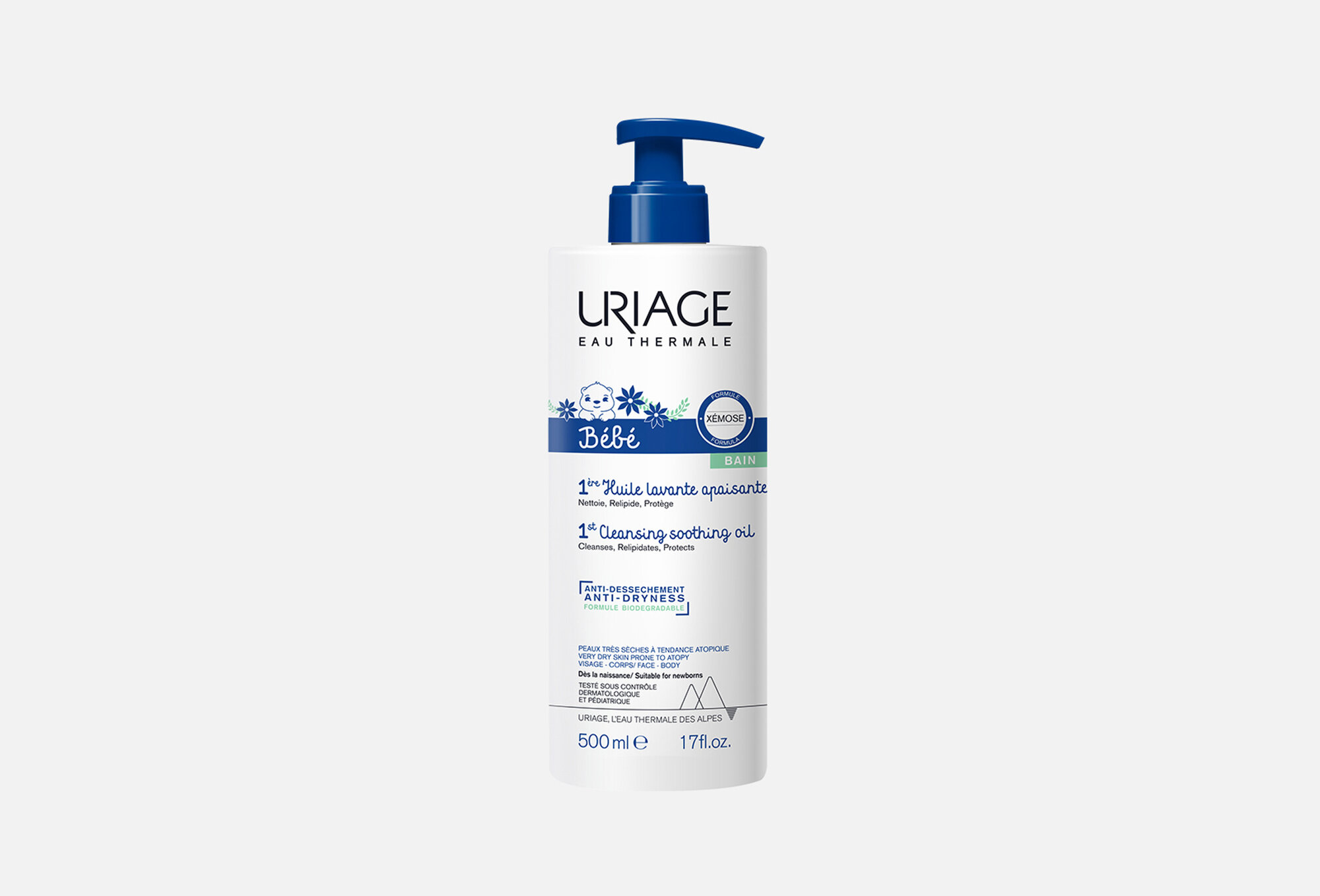 Масло успокаивающее URIAGE bebe 500 мл