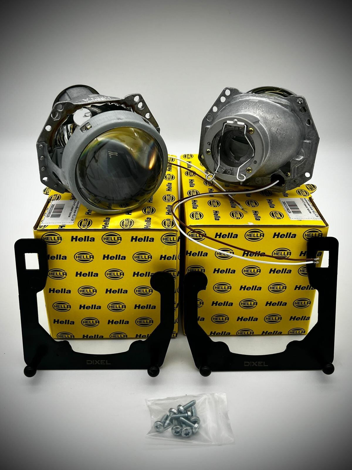 Линзы H7 галоген для Mazda 6 GG 2002-2008 / Би линзы на Мазда 6 ГГ Hella 3