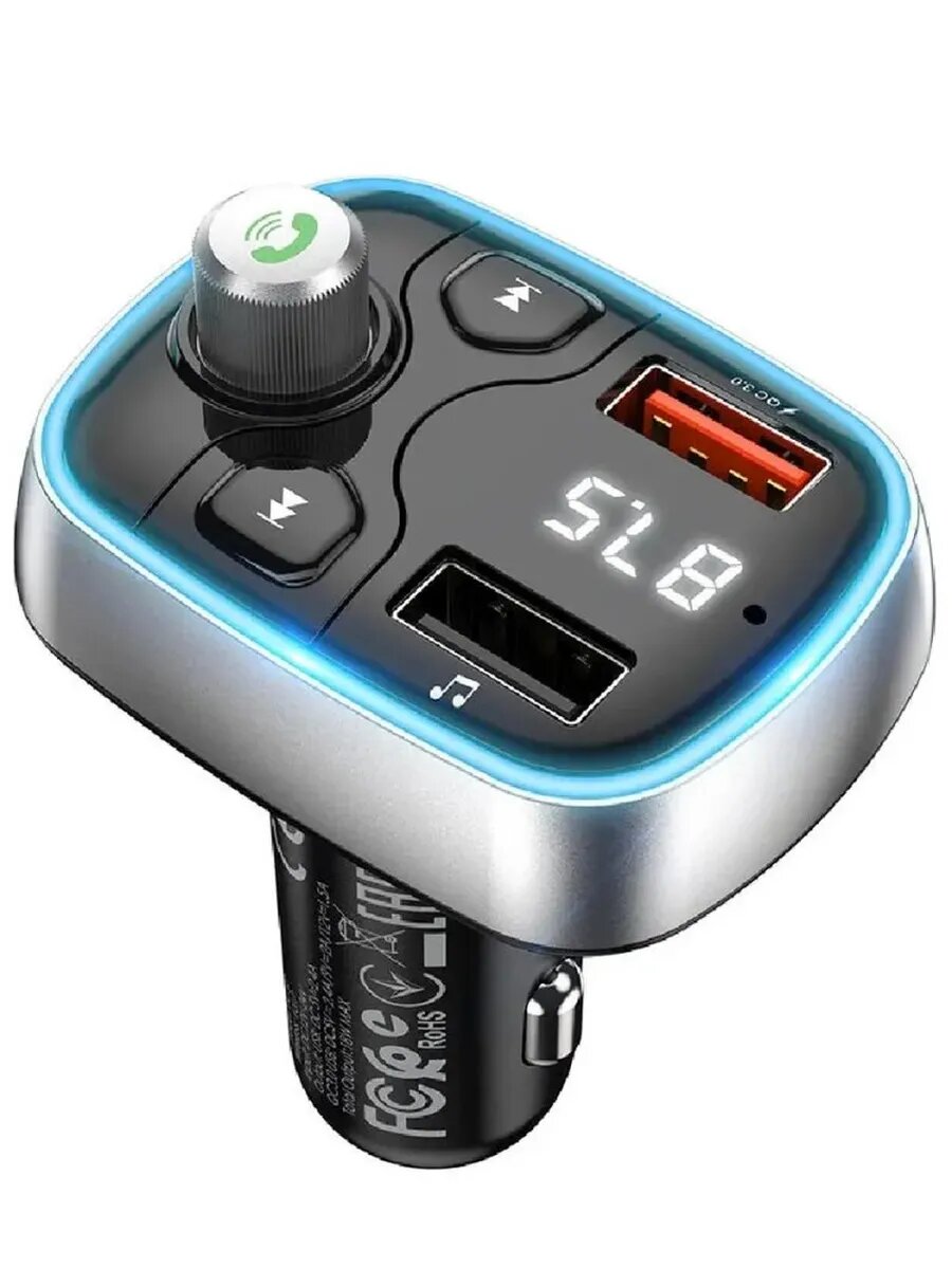 FM-трансмиттер Bluetooth для автомобиля — фото 1
