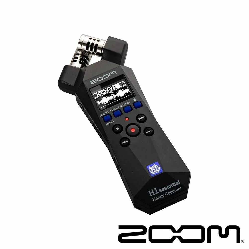 Zoom H1 Required 32-битный рекордер с плавающей запятой, черный