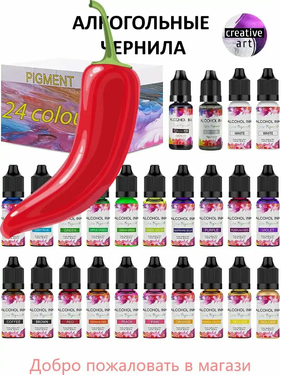 Спиртовые чернила для рисования