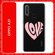 Чехол на Oppo A31 / Оппо А31 с принтом "Love heart 3 - 14 февраля", прозрачный