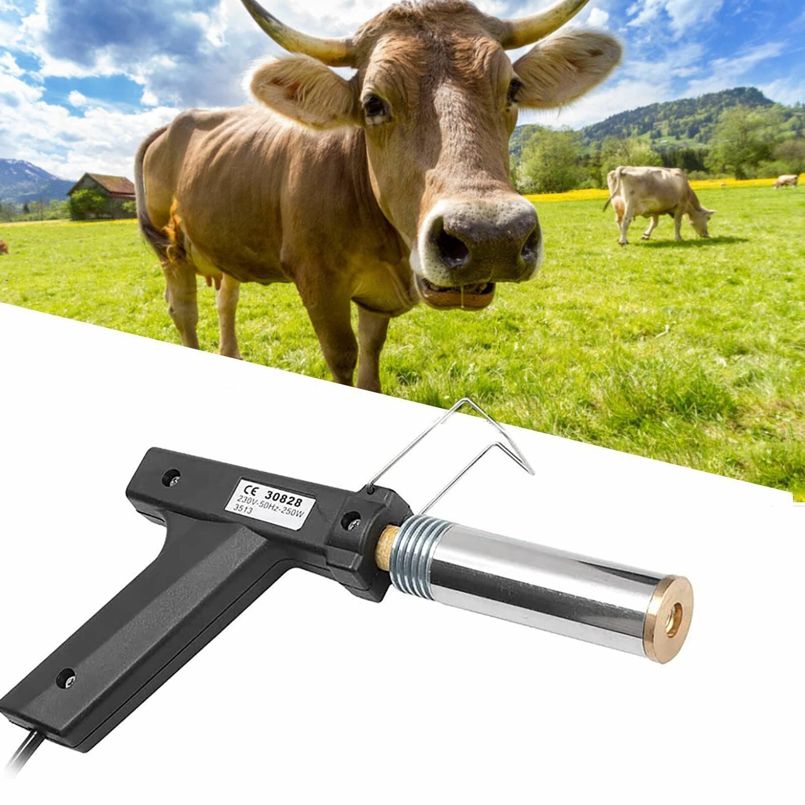 Термокаутер роговыжигатель для телят, козлят, овец, электрический, 220V, 250w