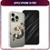 Чехол на Apple iPhone 16 Pro / Айфон 16 Про с принтом Dog in the bag, прозрачный