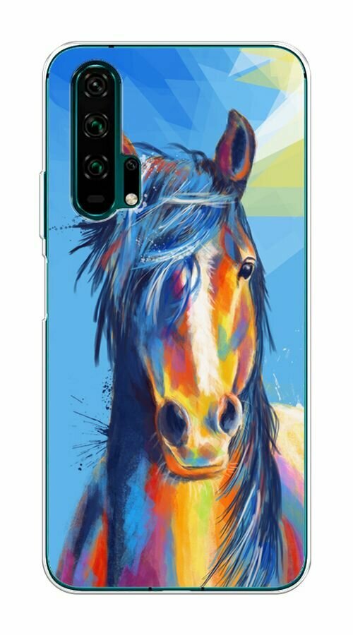 Чехол на Honor 20 Pro / Хонор 20 Про с принтом "Лошадь арт 3"