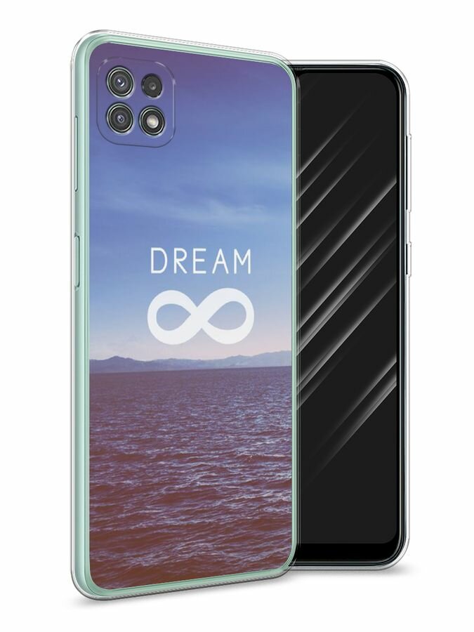 Чехол на Samsung Galaxy A22s 5G / Самсунг Галакси А22s 5G с принтом "Dream бесконечность"