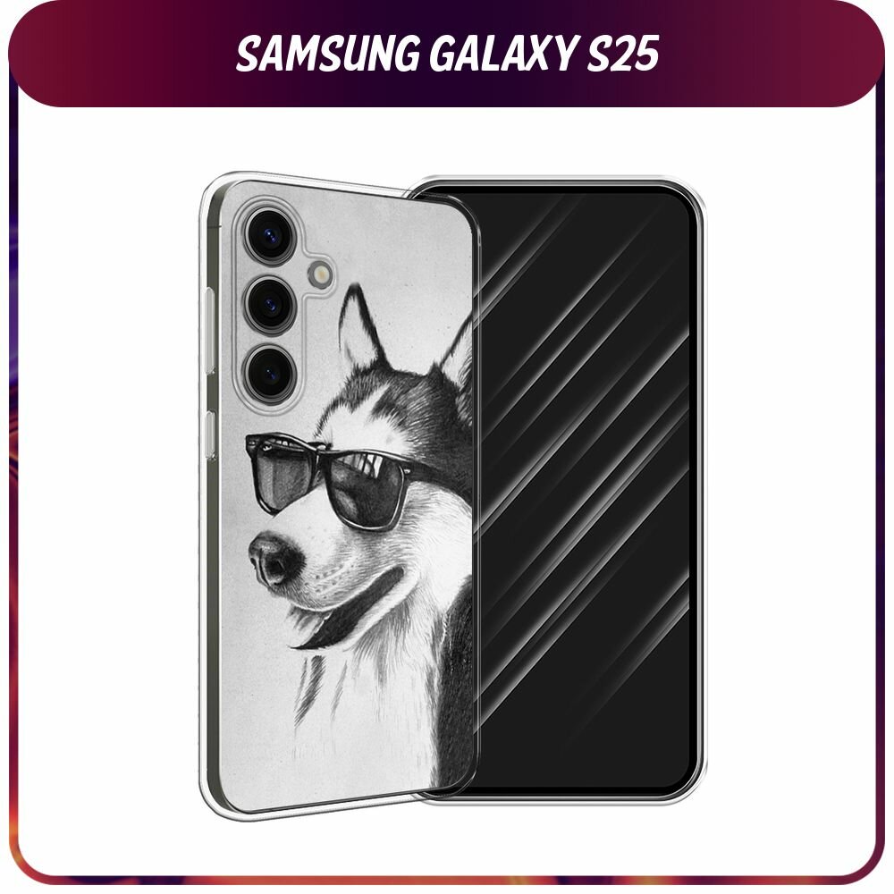 Чехол на Samsung Galaxy S25 / Самсунг S25 с принтом "Крутой Хаске"