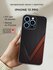 Чехол на Apple iPhone 13 Pro / Айфон 13 Про с принтом "Красный карбон"