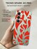 Чехол на Tecno Spark 40 Pro / Текно Спарк 40 Про с принтом "Crazy hearts 2 - 14 ...