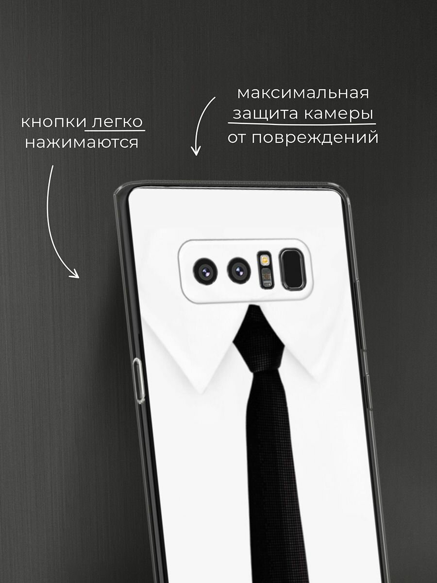 Чехол на Samsung Galaxy Note 8 / Самсунг Галакси Нот 8 с принтом "Галстук" — фото 1