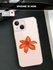Чехол на Apple iPhone 13 mini / Айфон 13 мини с принтом "Оранжевый цветок", проз...