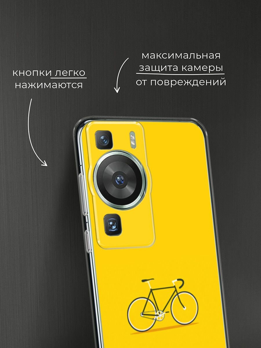 Чехол на Huawei P60/P60 Pro / Хуавей P60/P60 Про с принтом "Хобби велосипед 1" — фото 1