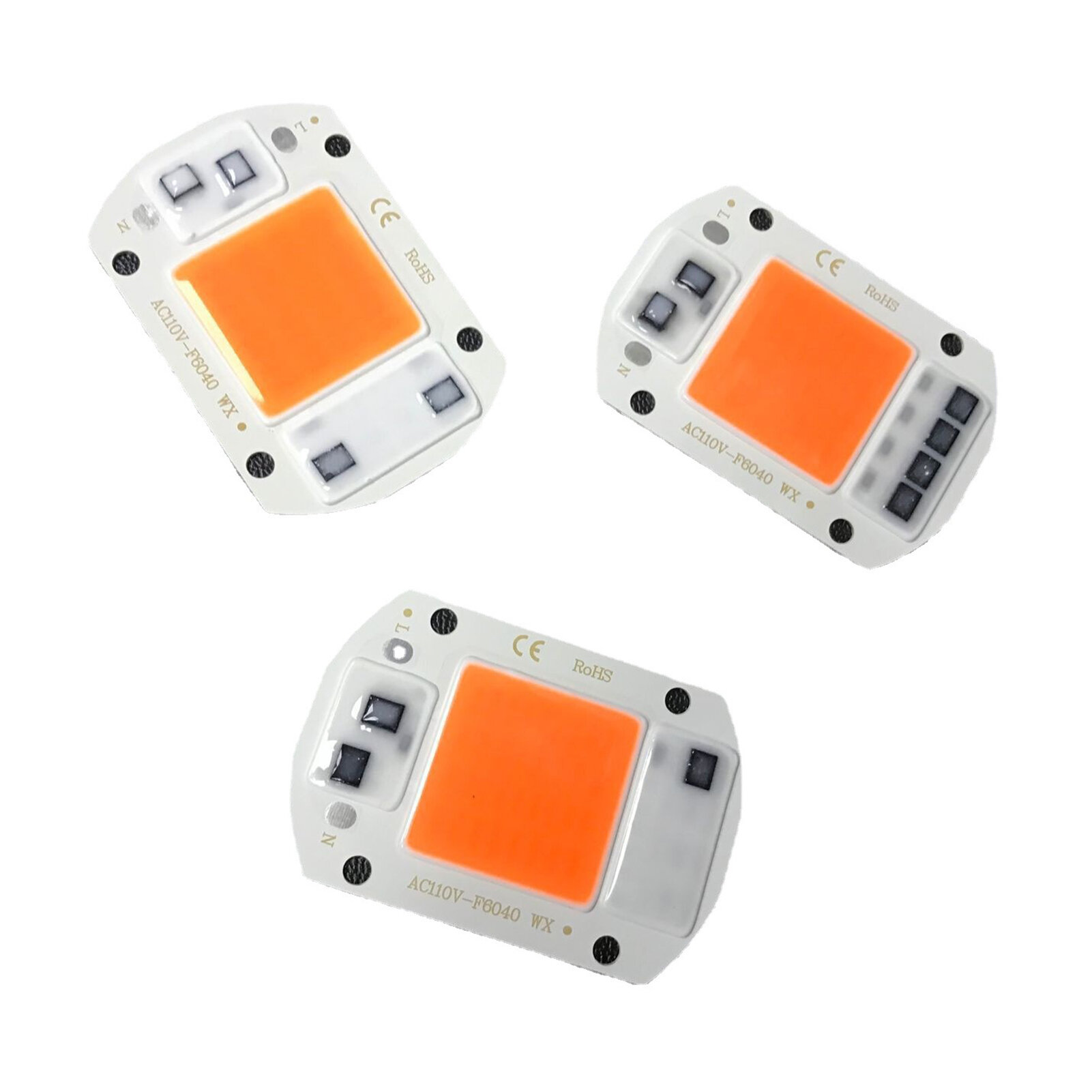 2 шт, светодиодная лампа, чип, высокая мощность, печатная плата, супер яркие SMD COB, световые бусины для выращивания светильников, освещение «сделай сам», AC220V