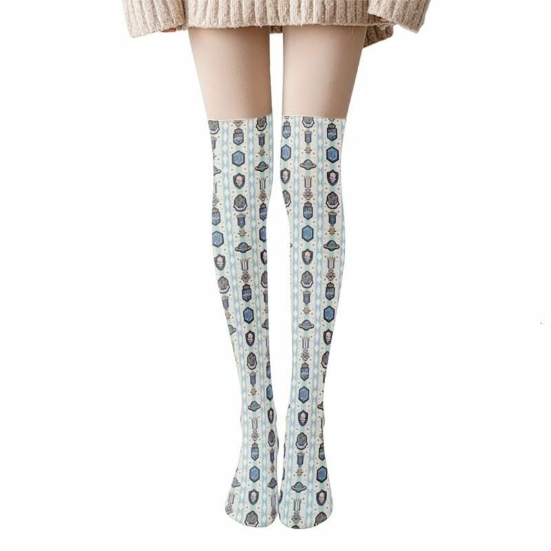 Чулки с Принтом Японской Лолиты-Стиль 3