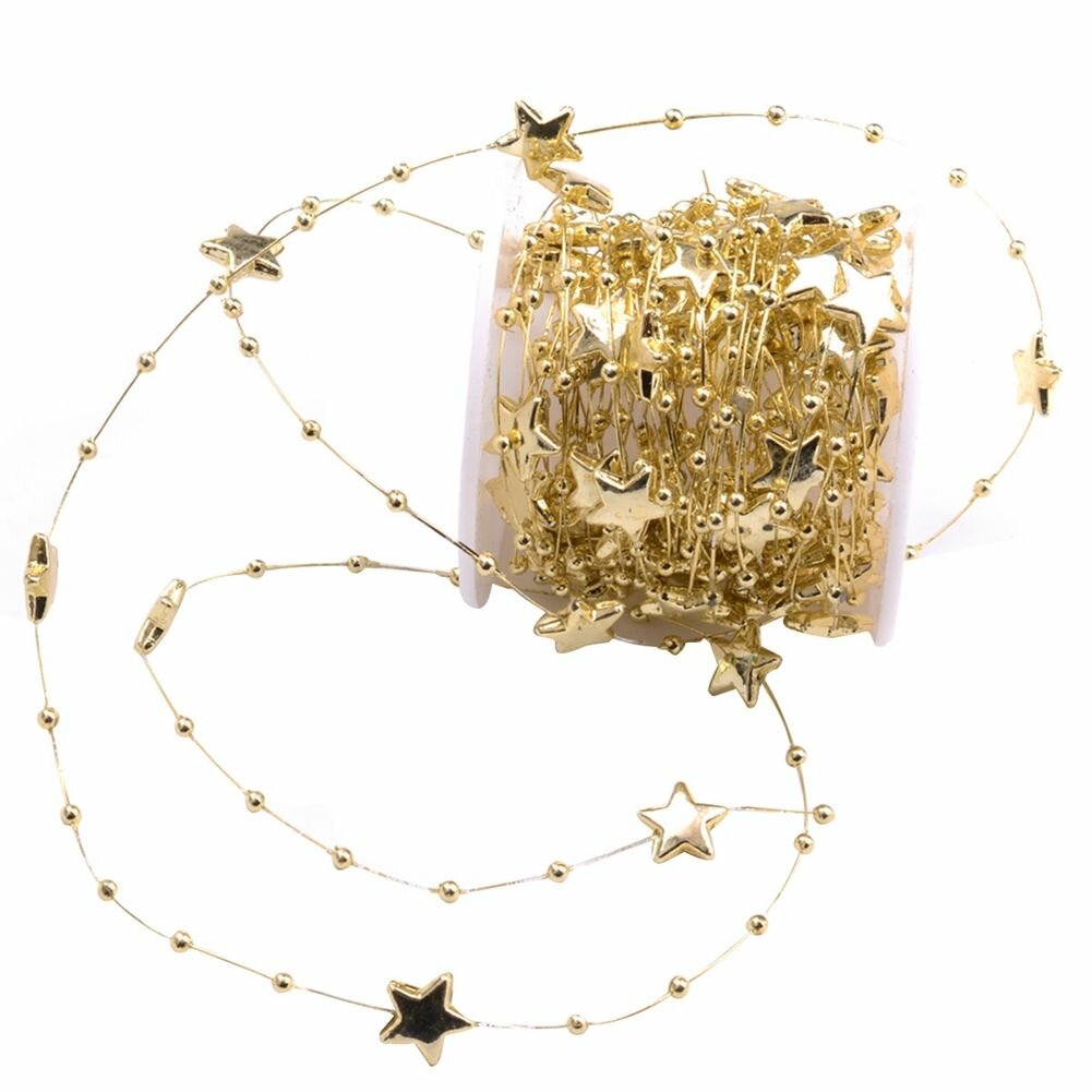 10 м золотой лески в форме сердец