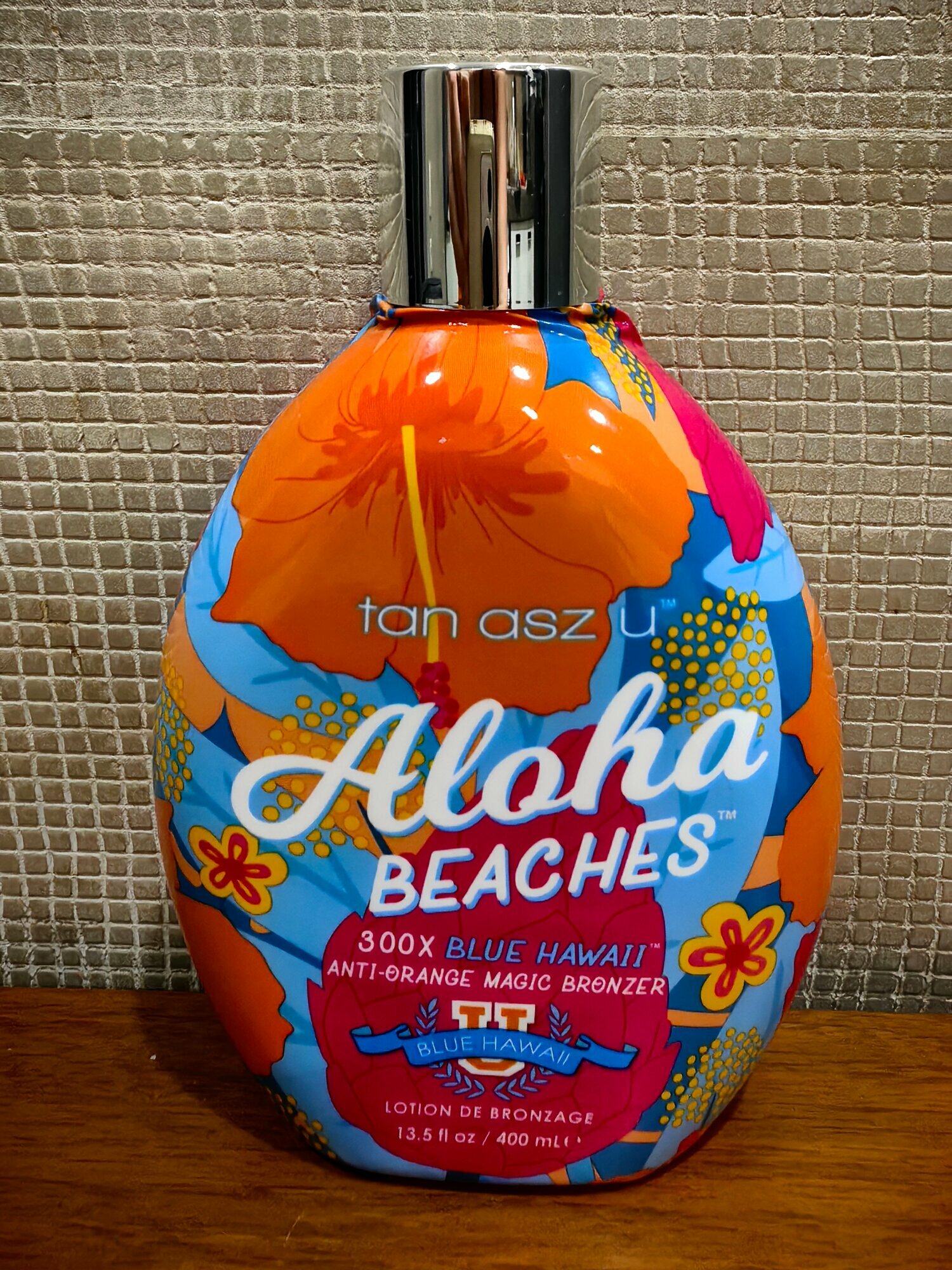 Эксклюзивный укрепляющий лосьон для загара "Aloha Beaches", аромат персик, 400 мл