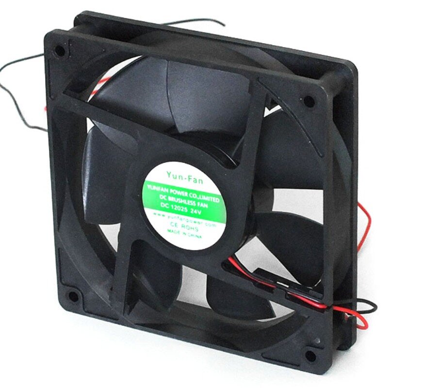 Вентилятор 24V (120*120*25) Yun-Fan 24VDC