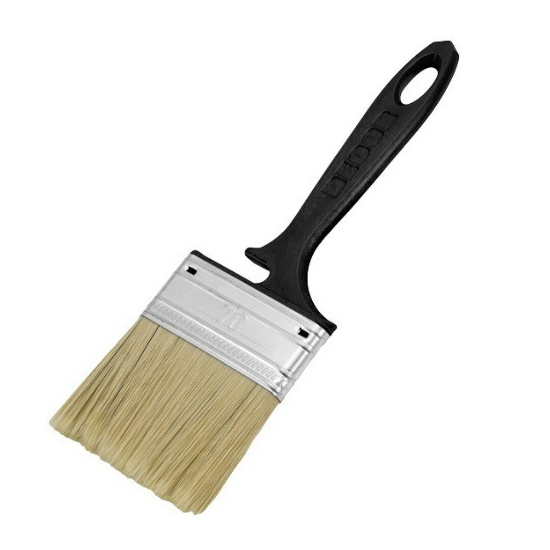 Decor Black Edition флейцевая кисть 50x14 мм смешанная щетина пластиковая ручка