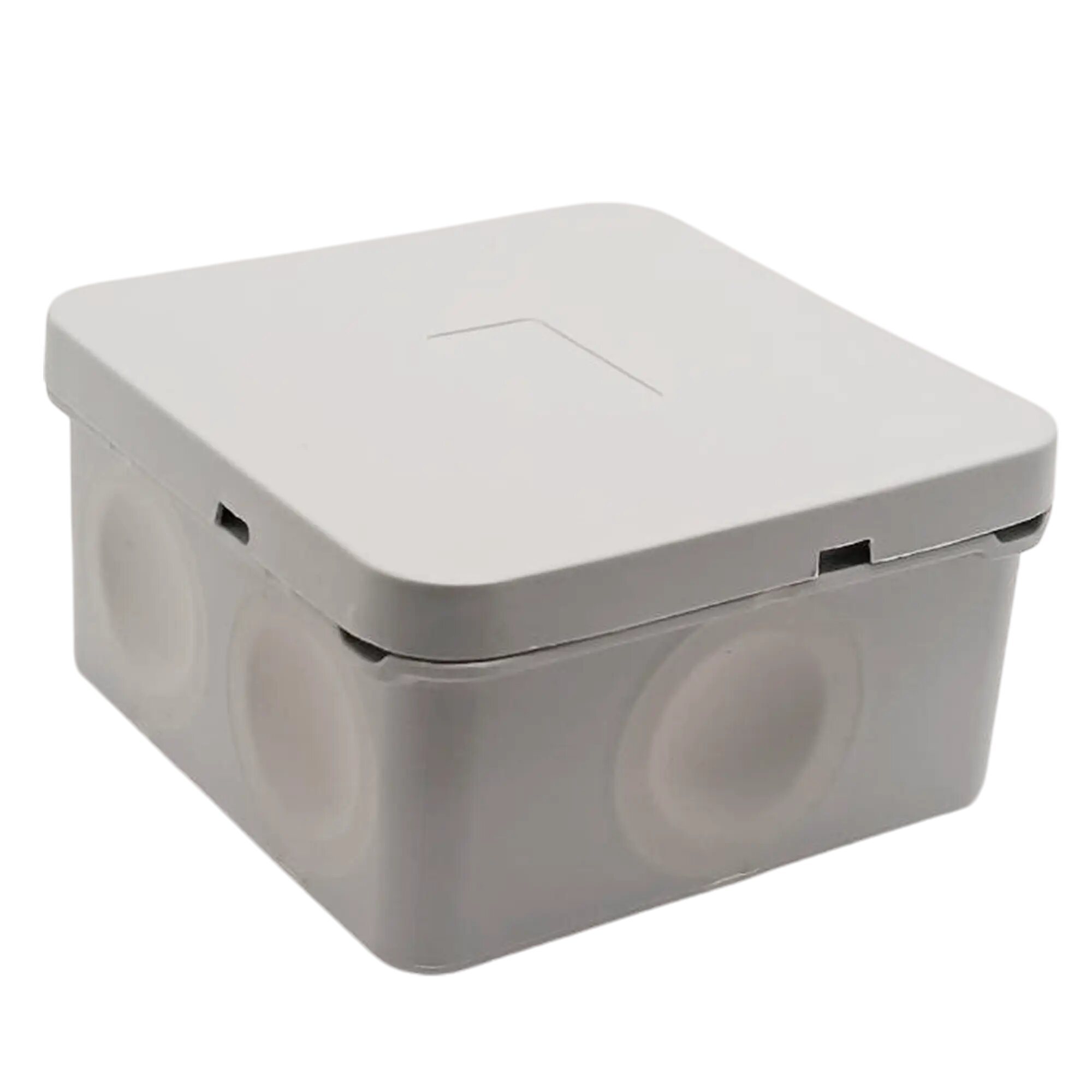 Mirkl распределительная двухкомпонентная коробка 85x85x40 мм 6 вводов IP66 серый