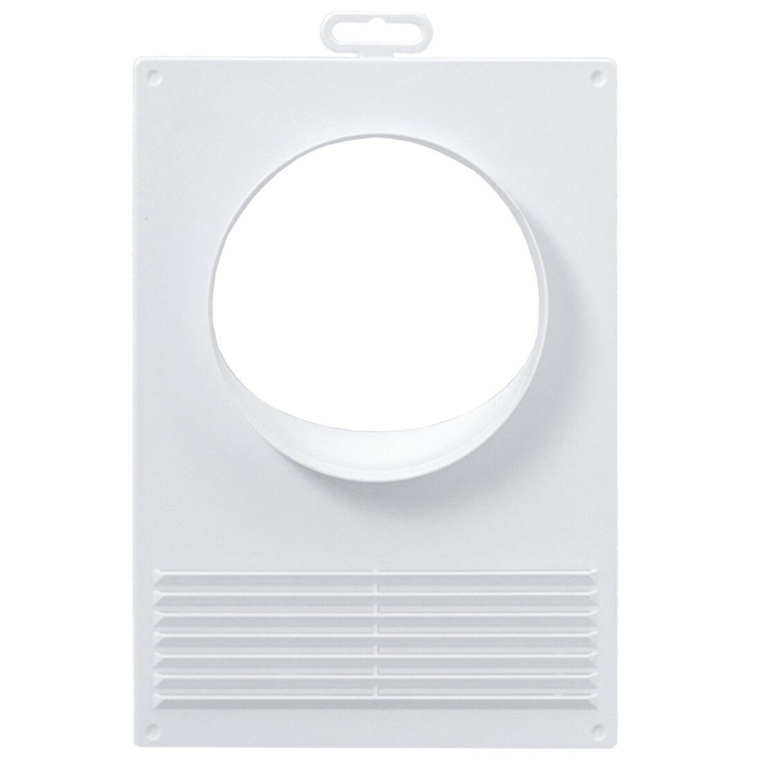 Площадка торцевая пластиковая с решеткой и фланцем 250х180 мм для монтажа и эксплуатации