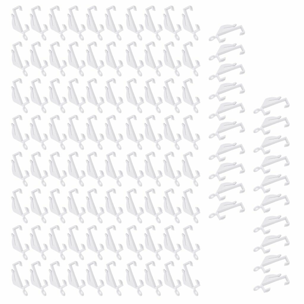 1 комплект из 100 шт, аксессуары для бокового рельсового шкива карниза для карнизов