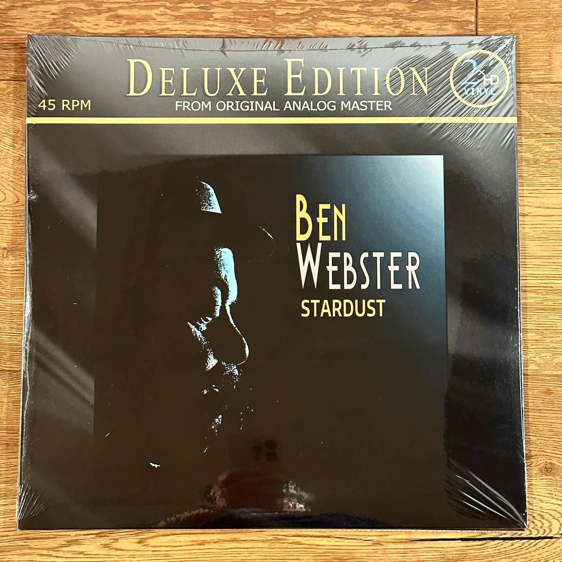Виниловая пластинка Ben Webster Stardust,2 x Vinyl, LP, 45 RPM, Album, Deluxe Edition, Stereo, 200 grams