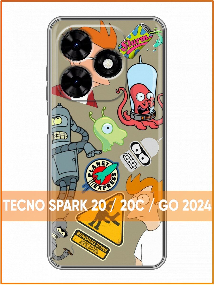 Чехол для Tecno Spark Go 2024, Spark 20, Spark 20C, Pop 8, Техно Спарк Го 2024, Спарк 20, Спарк 20С, Поп 8