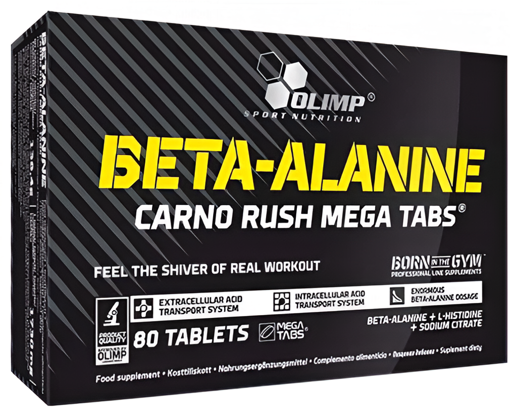 Аминокислота Olimp Sport Nutrition Beta-Alanine Carno Rush Mega, без вкуса, 80 шт.
