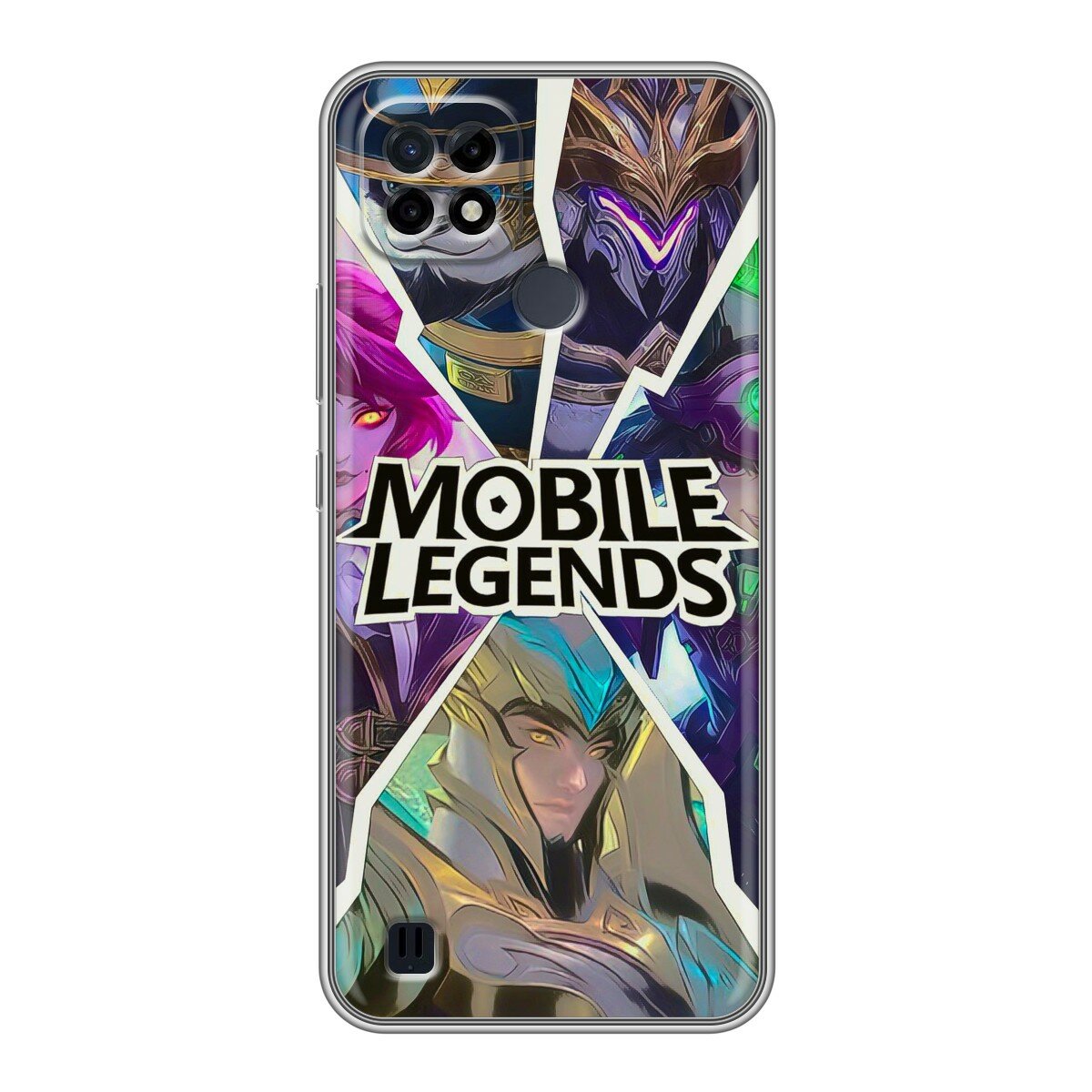 Чехол для Realme C21 с принтом Для мальчиков Mobile Legends (Реалми С21) — фото 1