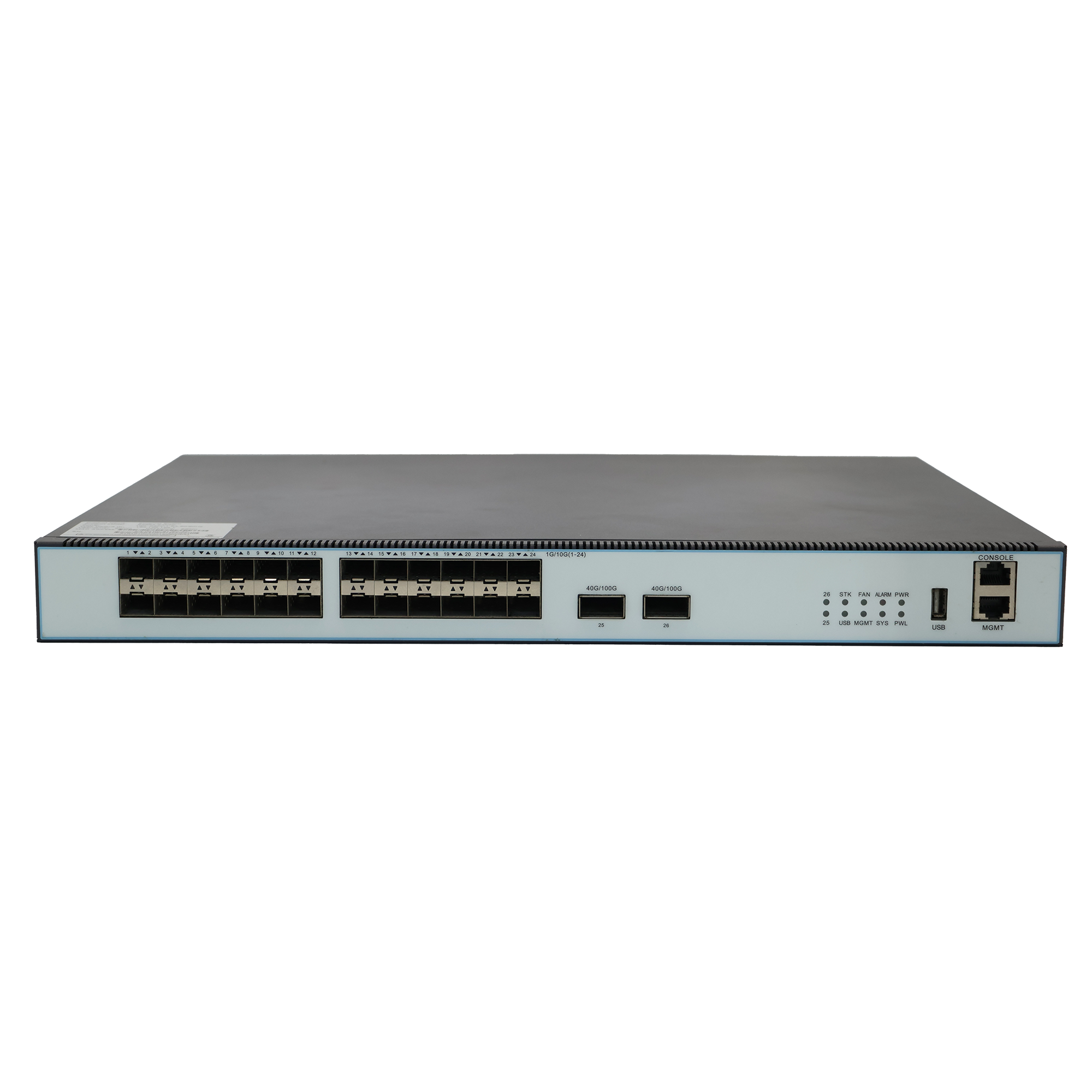 24-Port 10G L3 Managed Switch with 40G/100G Uplink – S5863-24X2C