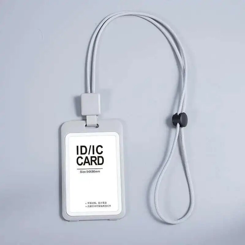 Брелок-ретрактор Loripos grey vertical