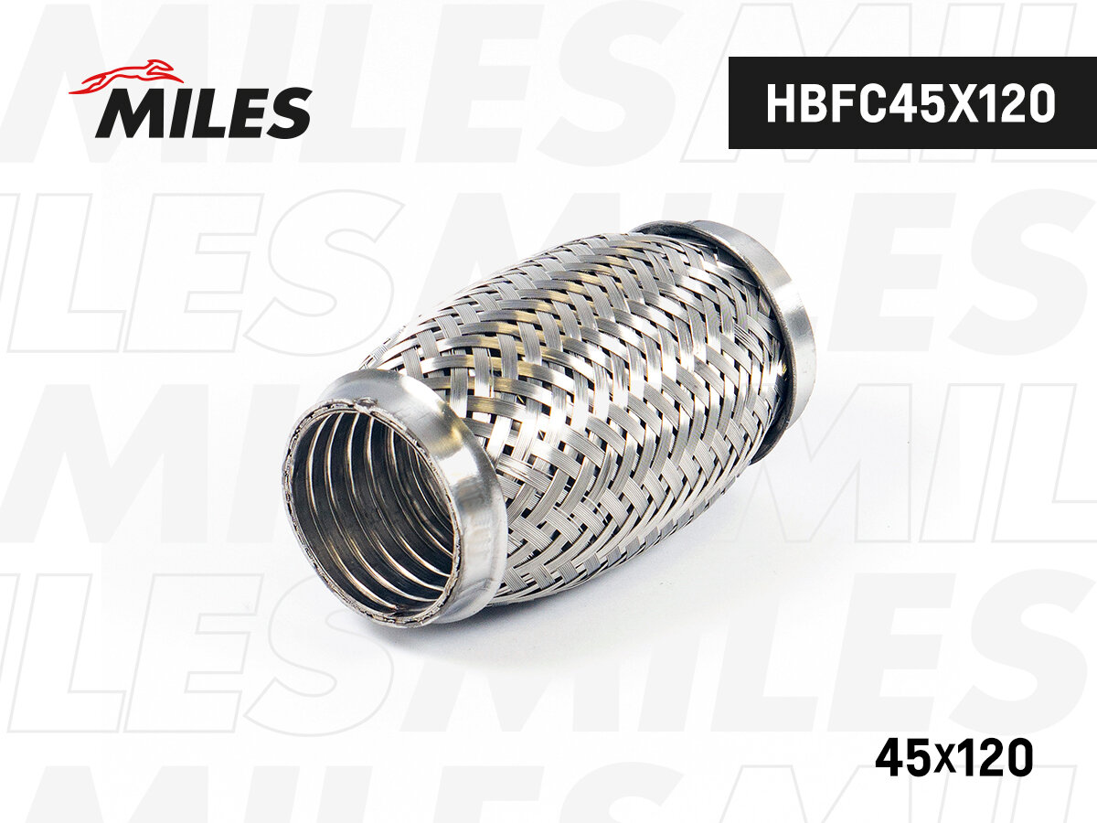 MILES Труба гофрированная (гофра) с внутренней металлорукавом 45X120 HBFC45X120