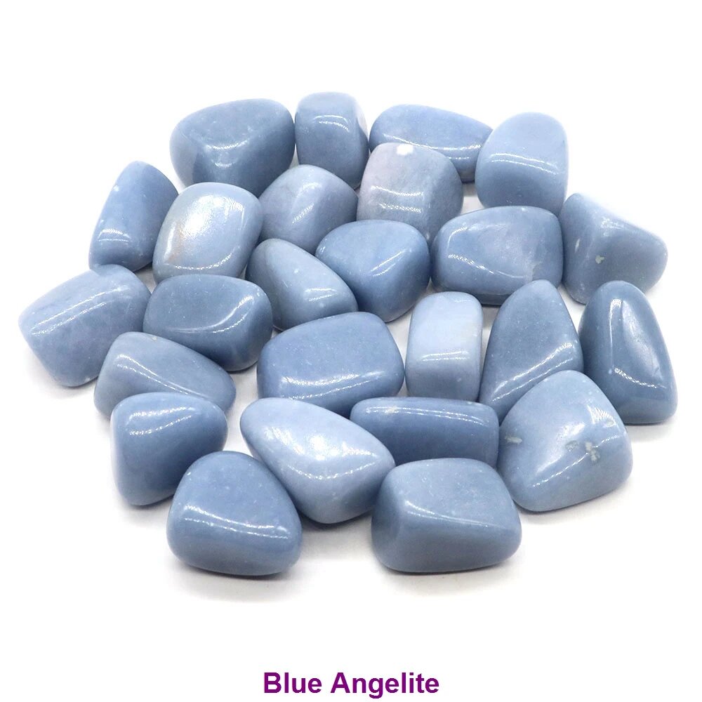 Хрустальные камни для аквариума 200g, Blue Angelite