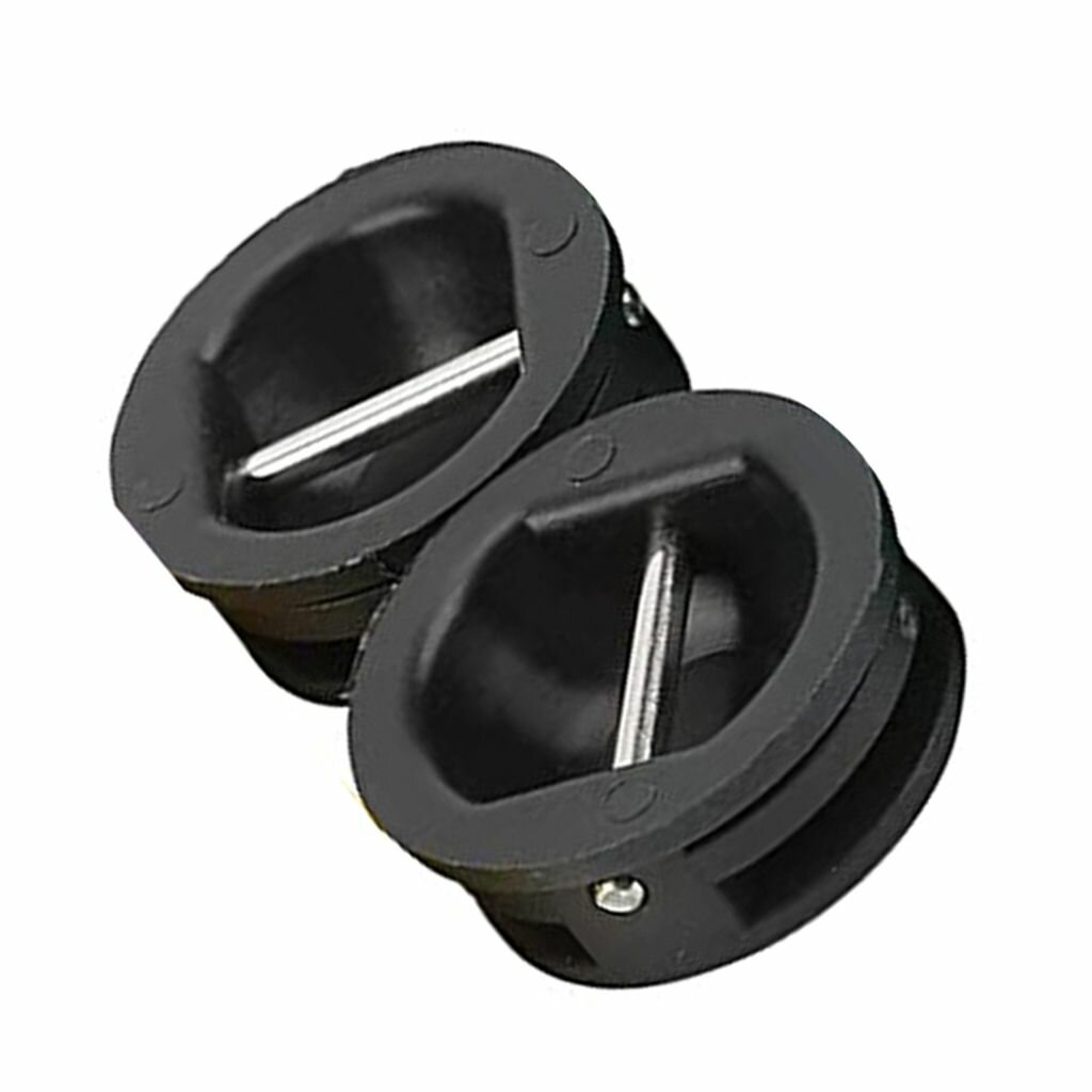 Два черных крепления для серфинга 3 см