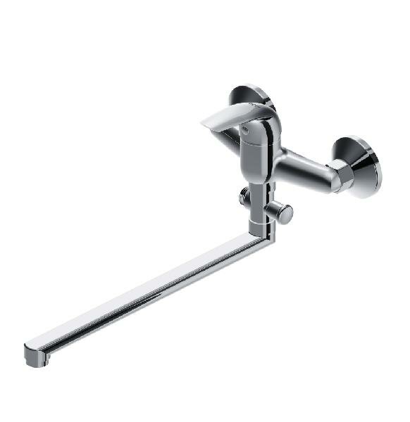 Смеситель для ванны и душа излив 323мм, хром D1109500 Stark, Dorff