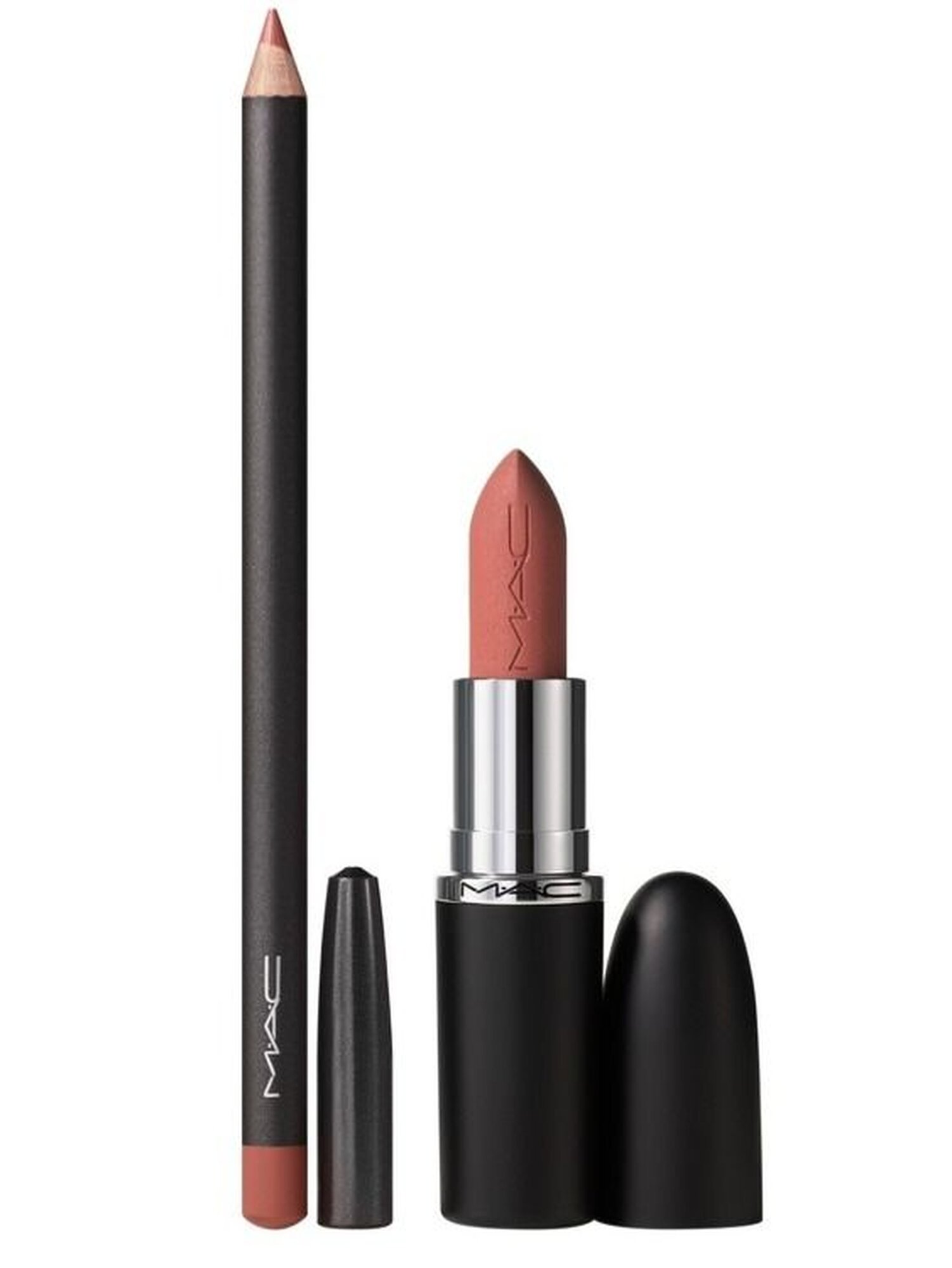 M.A.C Набор для макияжа губ Meet your Matte Topsy-Teddy Lip Kit, 2 предмета