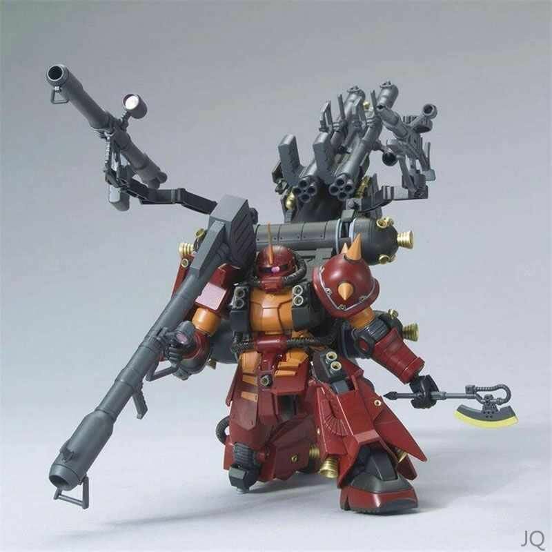 Сборная игрушечная модель HG 1:144 MS-06R Zaku Gundam, подарок для мальчика, бесплатная подставка, аксессуары для экшн фигурок